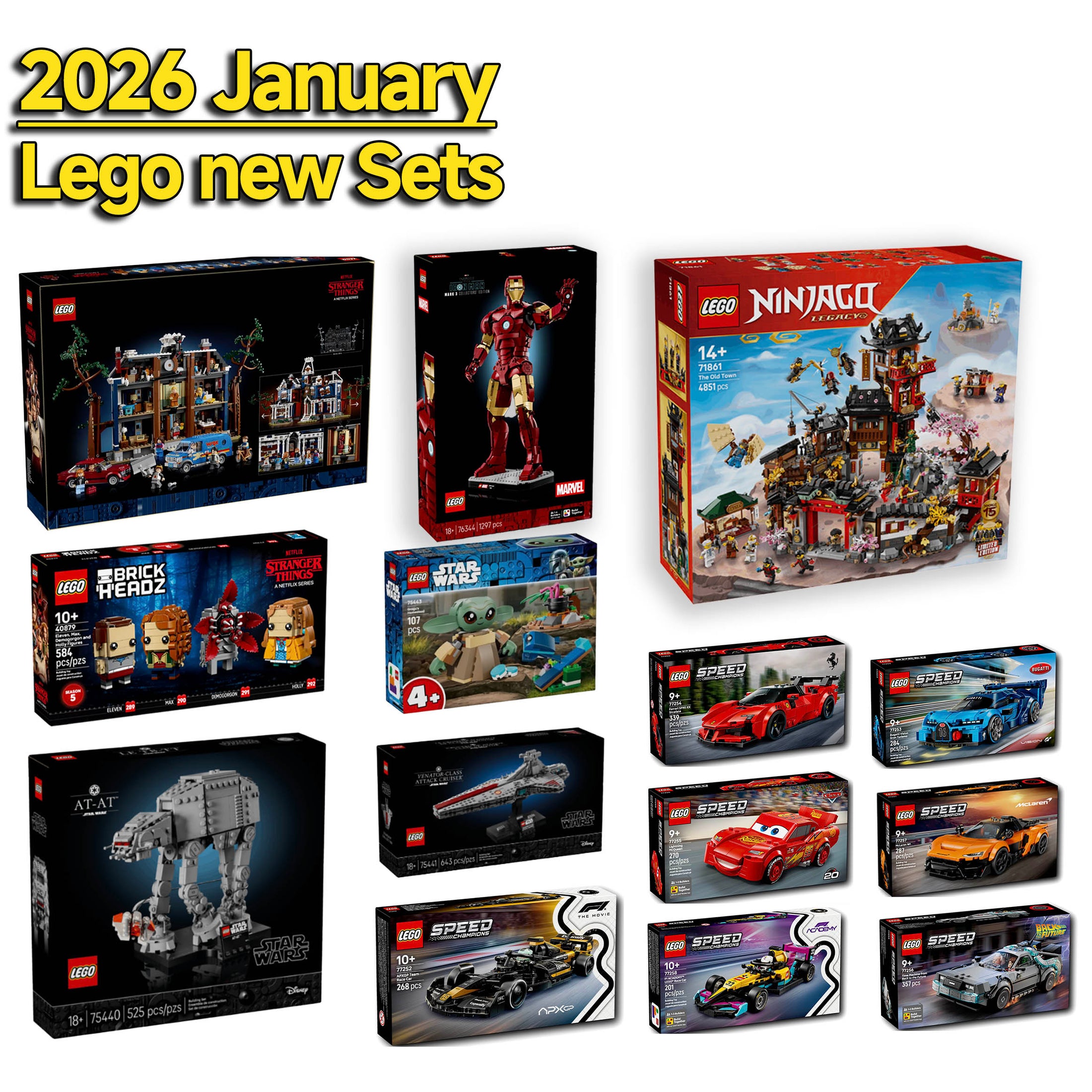 The Most Anticipated Upcoming LEGO Sets of January 2026 (LEGO 2026)| M