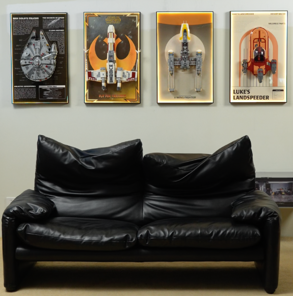How to Display Your LEGO Star Wars Creations on the Wall: 8 Epic Ideas