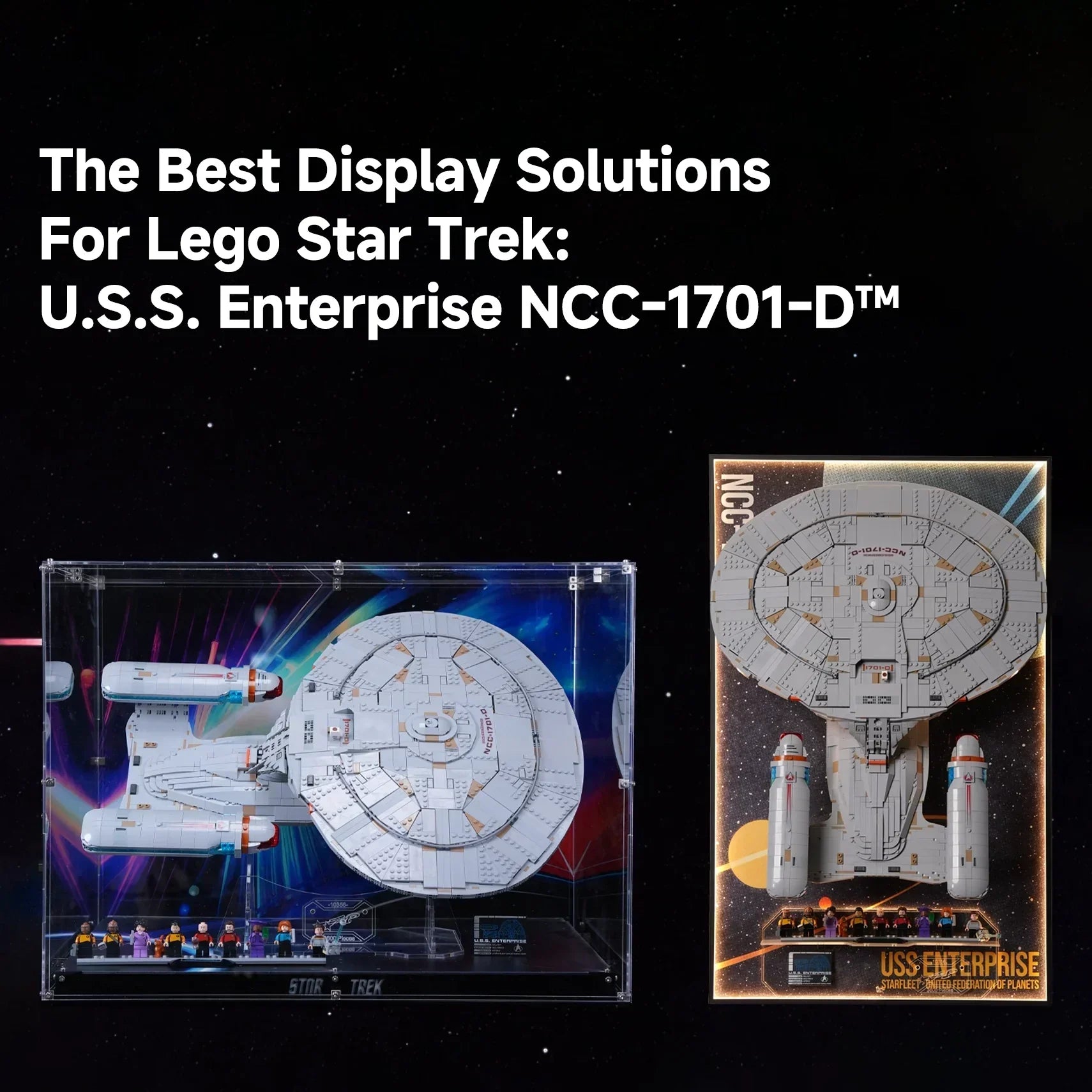 How to Display Your LEGO® Star Trek: U.S.S. Enterprise NCC-1701-D™?The