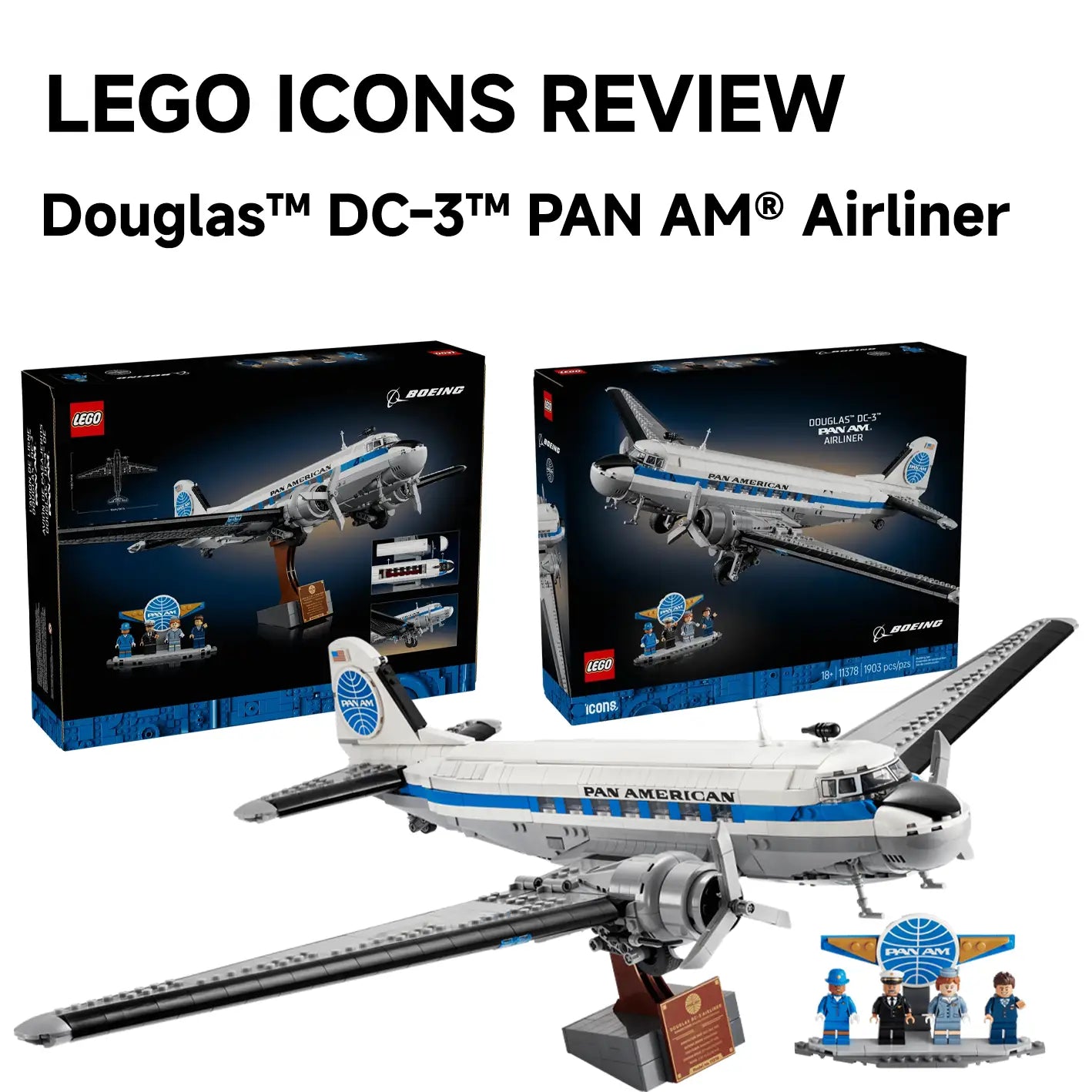 LEGO Douglas™ DC-3 (10378) Review: A Stunning Display Aircraft for Col
