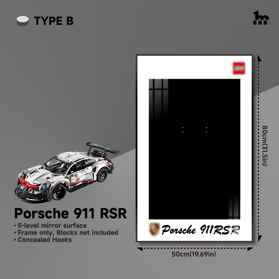Car Display frame for LEGO® TECHNIC™ Porsche 911 RSR 42096