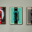 Wall Display frame for LEGO® Technic™ 42208 Aston Martin Valkyrie Mid-