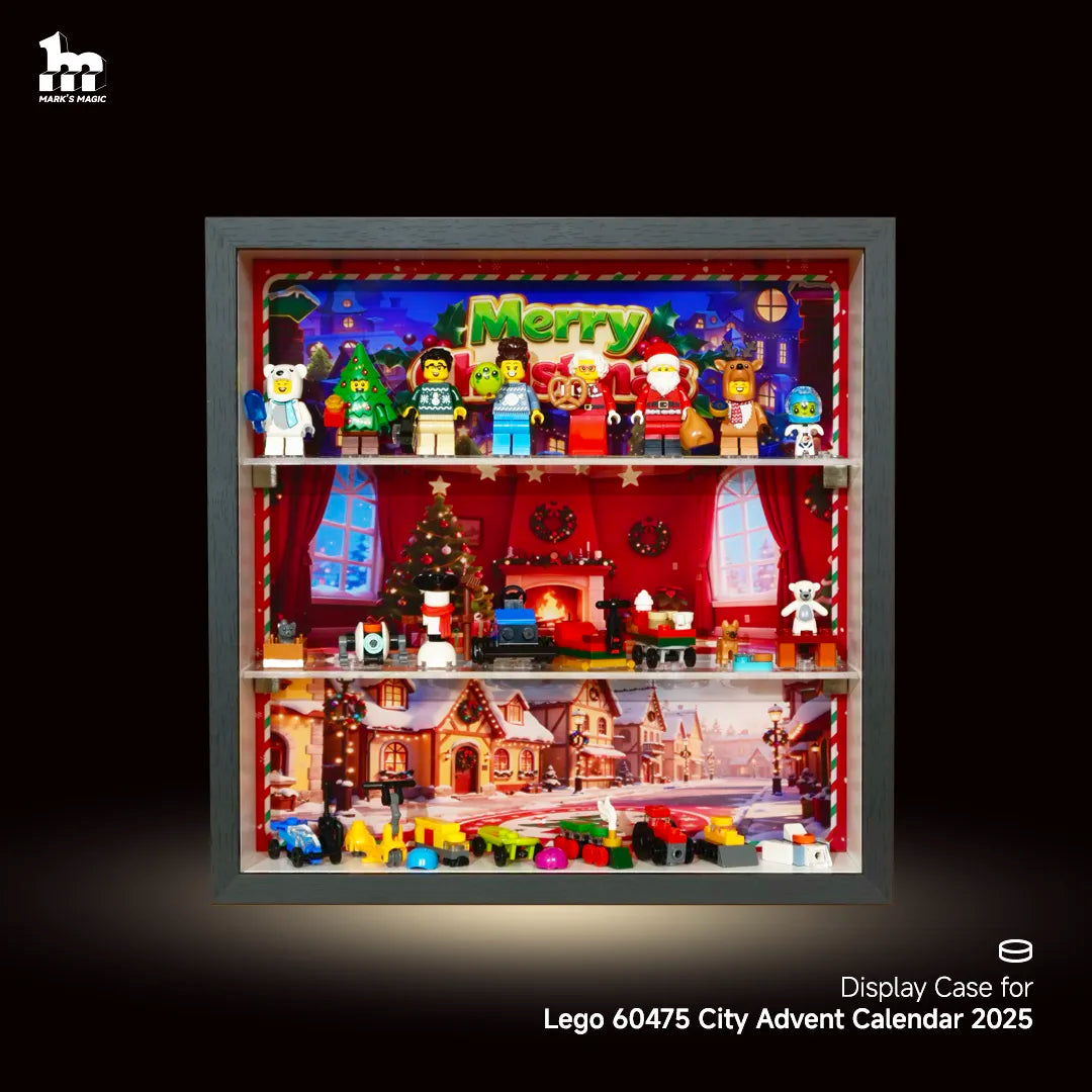 Display case for LEGO® 60475 City Advent Calendar 2025