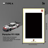 Car Display frame for LEGO® TECHNIC™ Porsche 911 RSR 42096