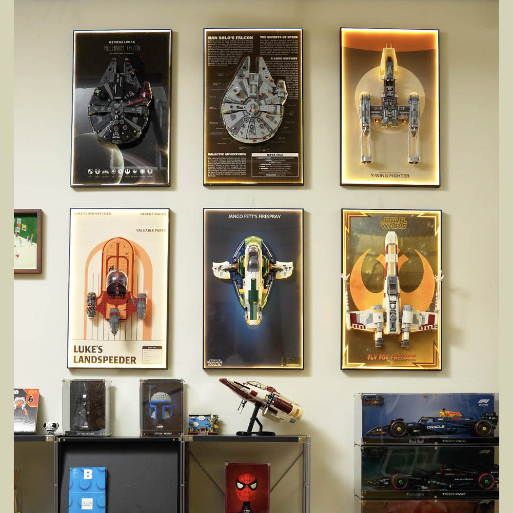 Lego star wars display frame