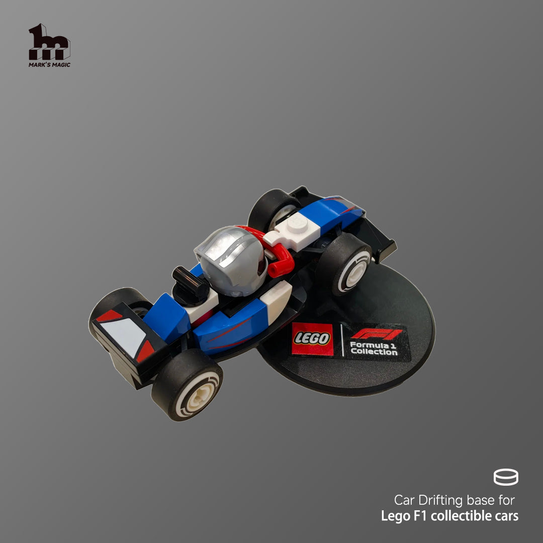Drifting car dashboard for LEGO® F1 collectible minifigure cars （Free