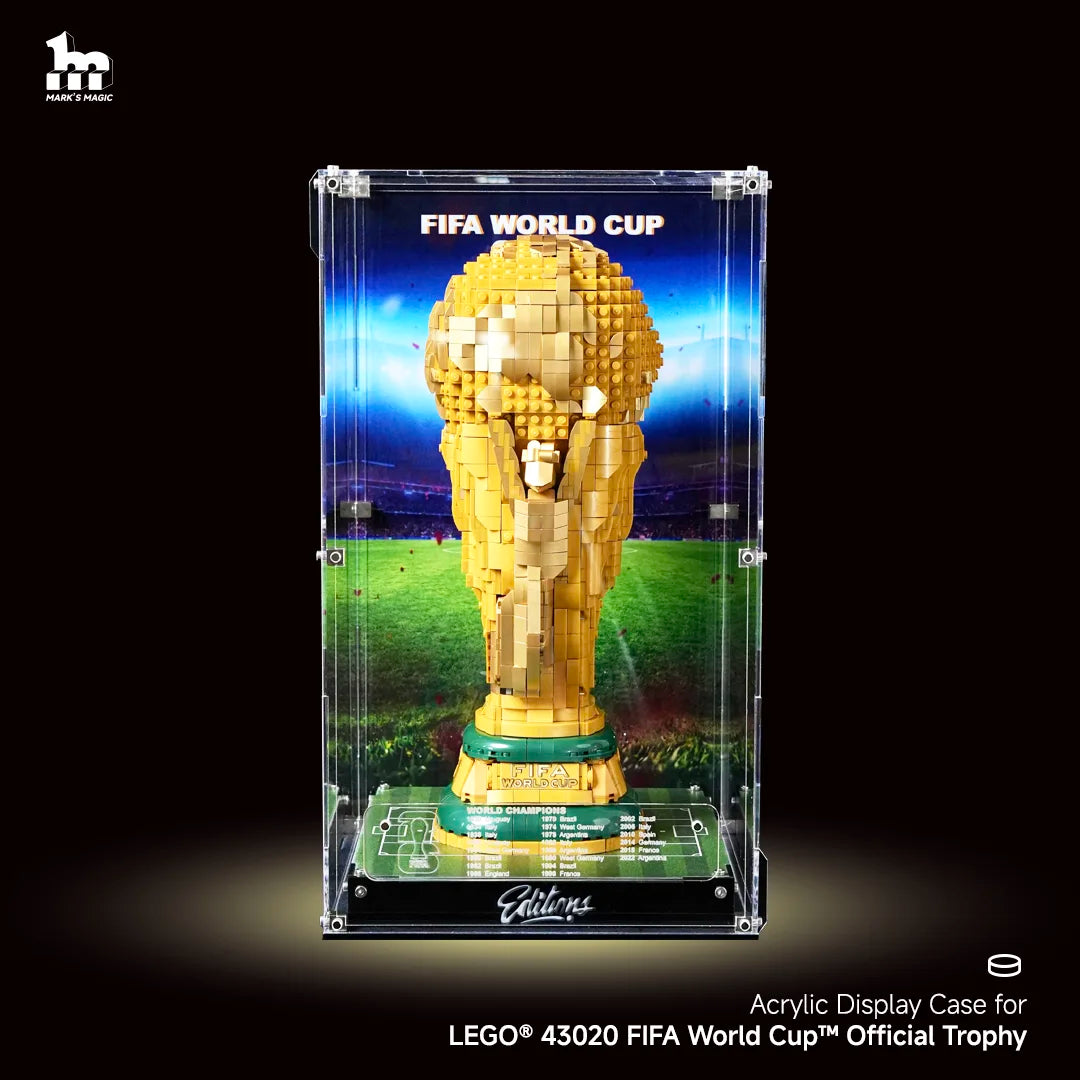 【PREMIUM】 Display Case For LEGO Editions 43020 FIFA World Cup™ Officia