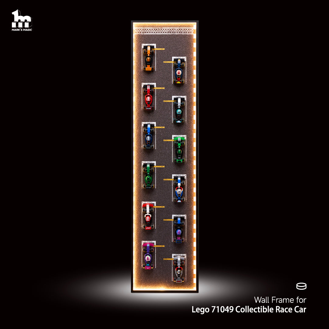 Car Display Frame for LEGO® 71409 F1 Collectible Race Car